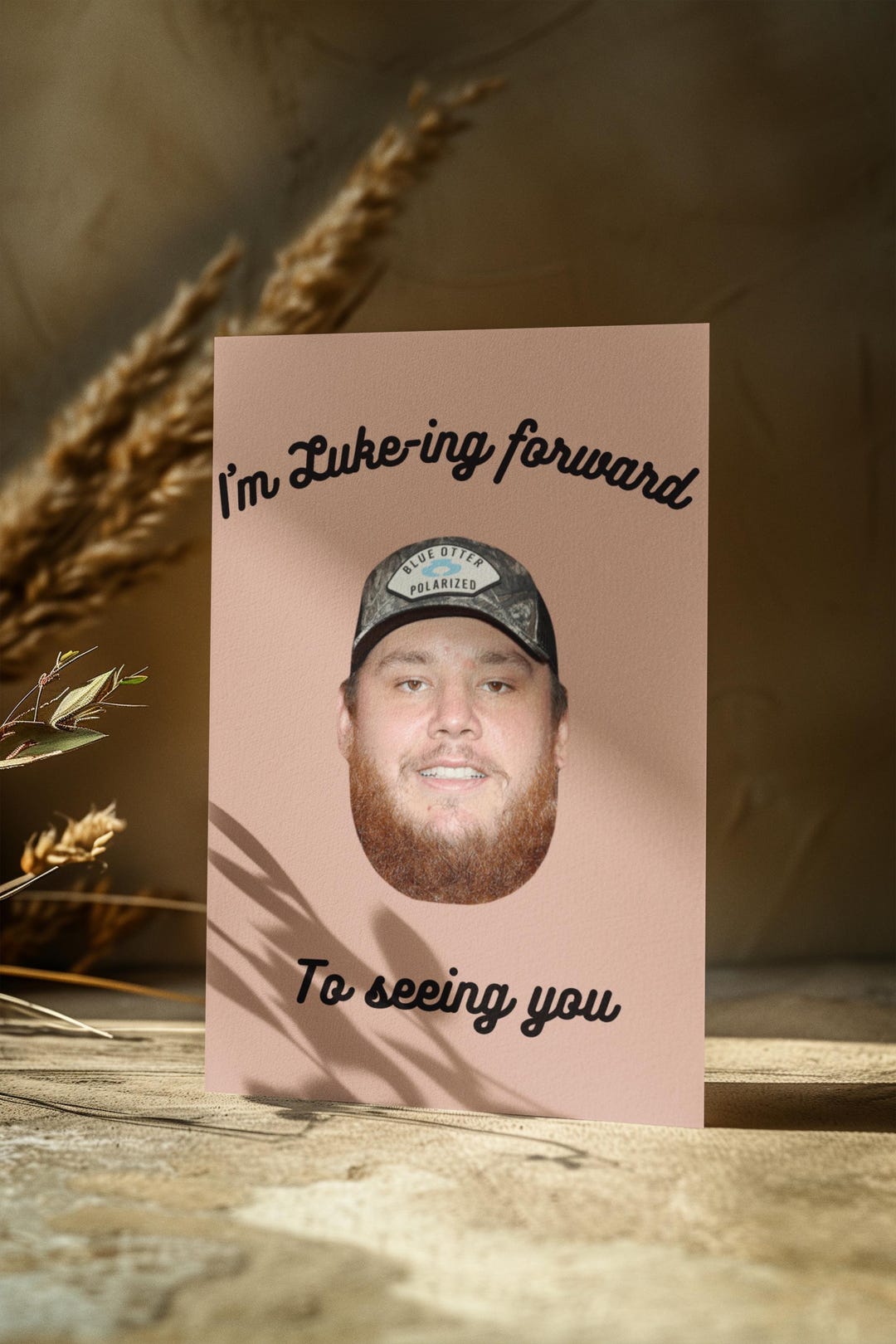 Luke Combs Pun Birthday Card, Country Music Greeting Card - Etsy UK