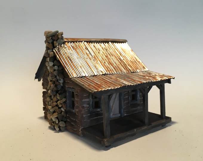 Hand Made Old Rustic Miniature Buildings - Etsy