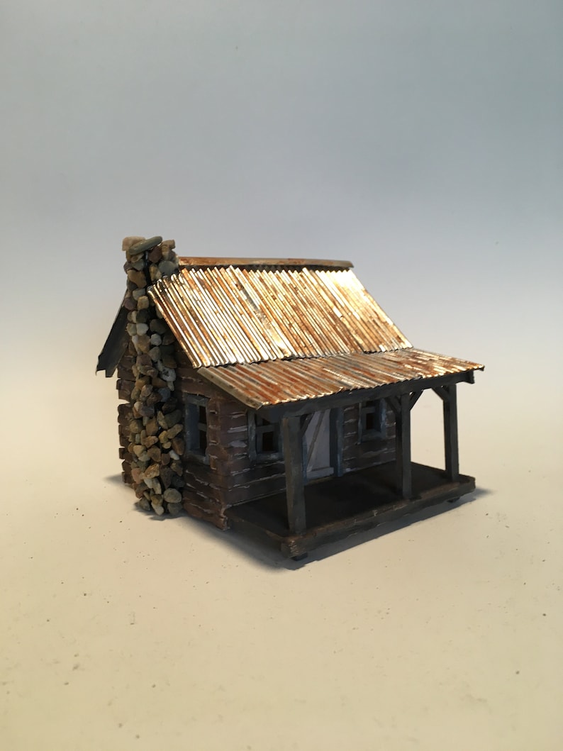 Hand Made Old Rustic Miniature Buildings - Etsy