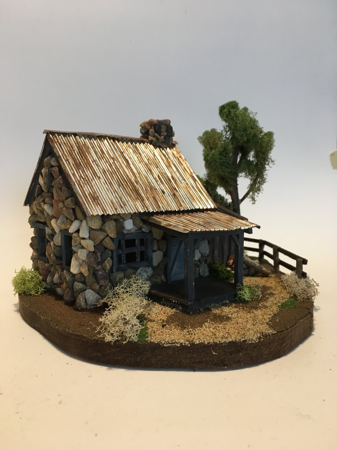Hand Made Miniature Old Rustic Building - Etsy