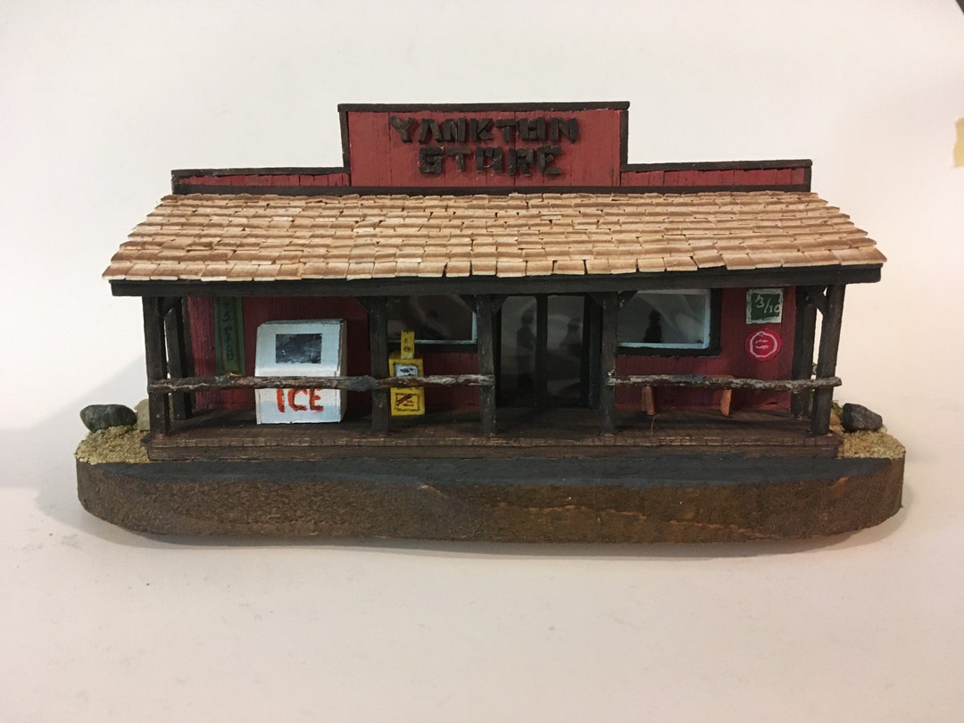 Miniature Balsa Wood Buildings - Etsy