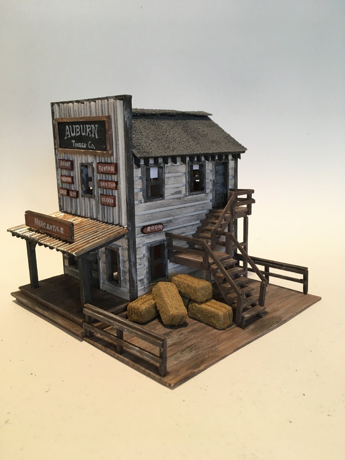 Hand Made Miniature Old Rustic Buildings - Etsy