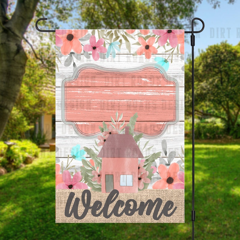 Spring Burlap Banner - Etsy