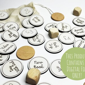 Reward Tokens SVG, Chore Tokens SVG, Glowforge Laser File, Omtech Laser ...