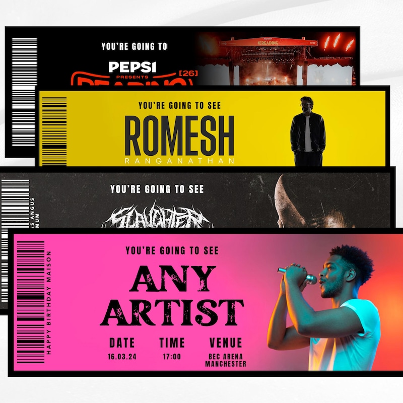 Concert Ticket Gifting Ideas - 60+ Gift Ideas for 2026