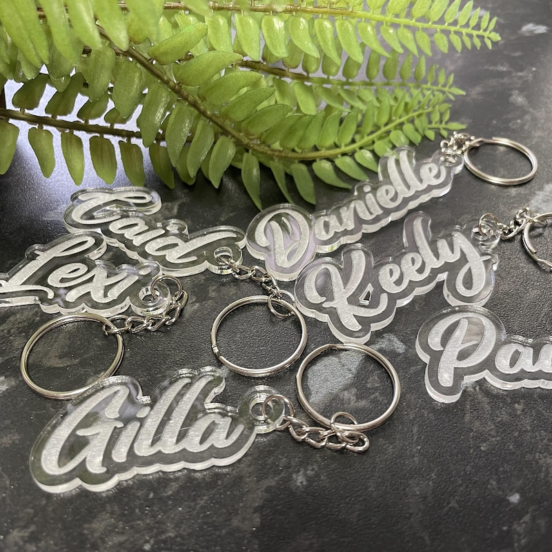 Laser Cut Keyring - Etsy UK