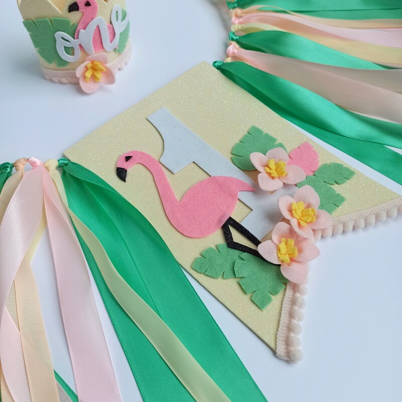 Flamingo Banner - Etsy