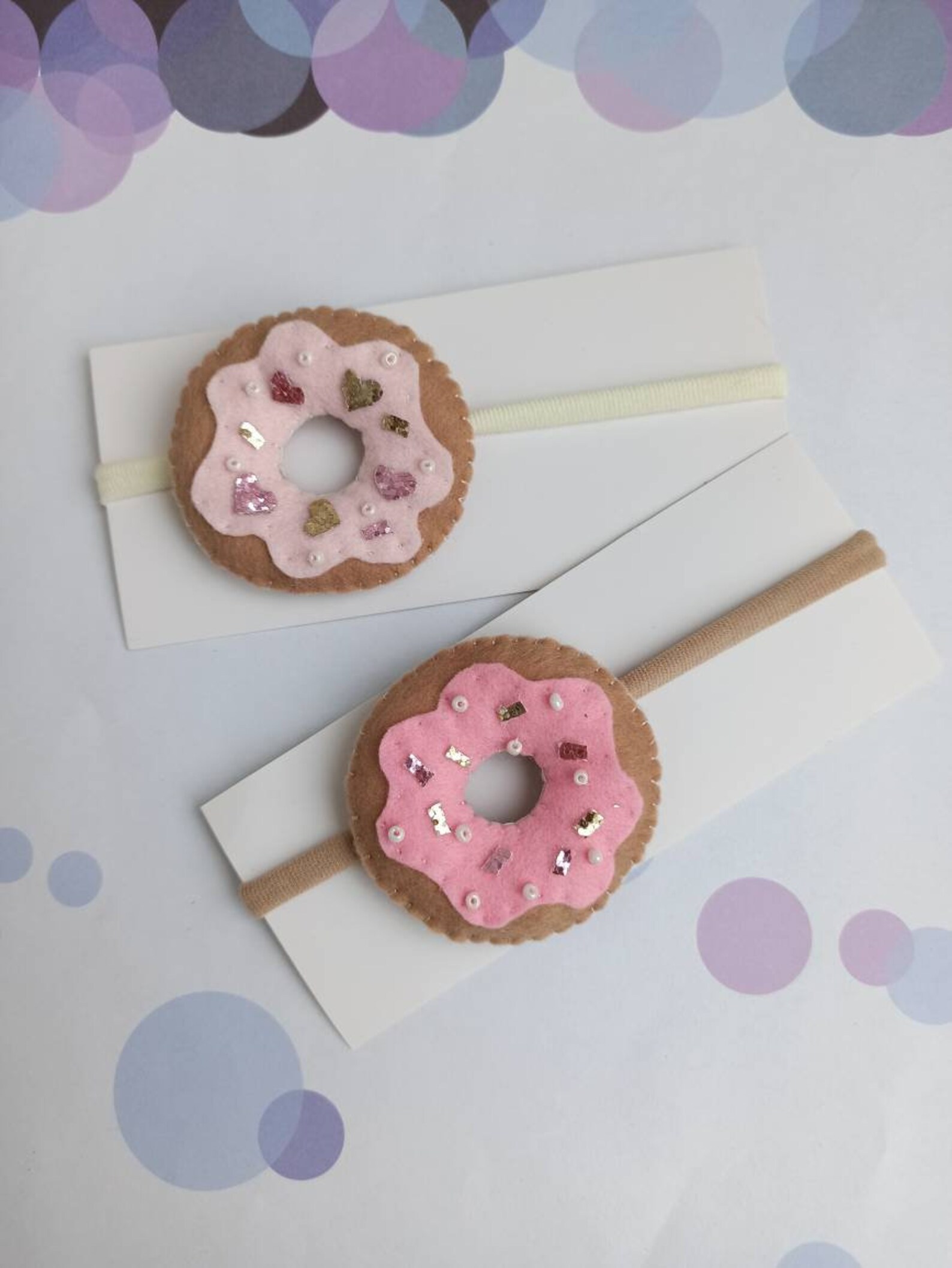 Donut Headband for Girls, Donut Birthday Crown, Baby Donut Photo Props ...
