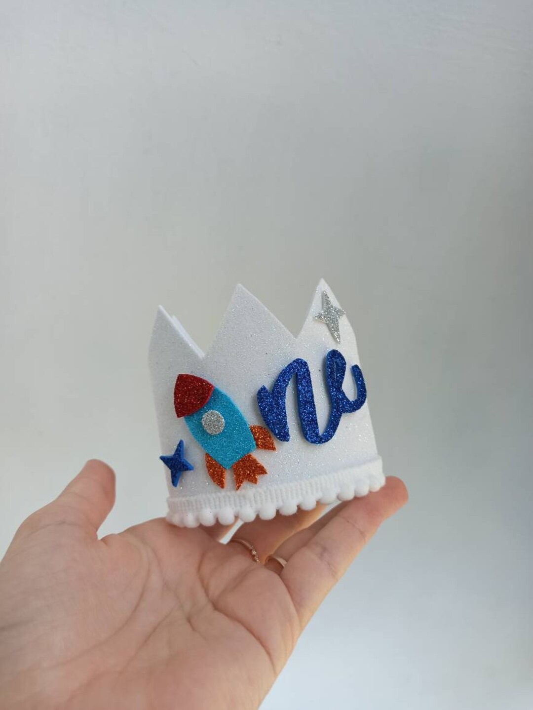 Space 1st Birthday Crown, Outer Space Birthday Hat - Etsy