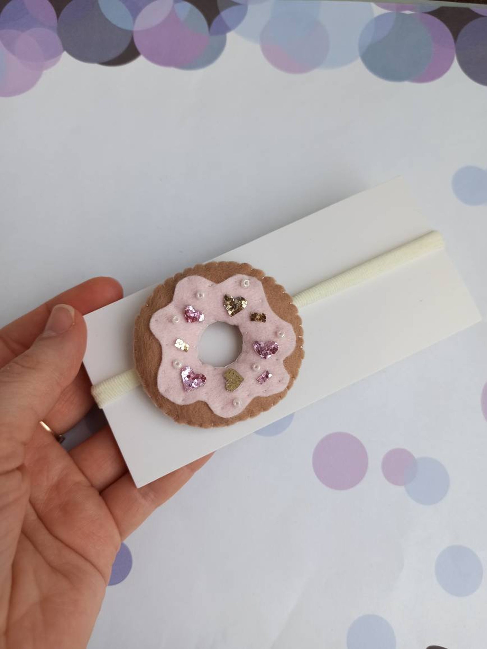 Donut Headband for Girls Donut Birthday Crown Baby Donut - Etsy