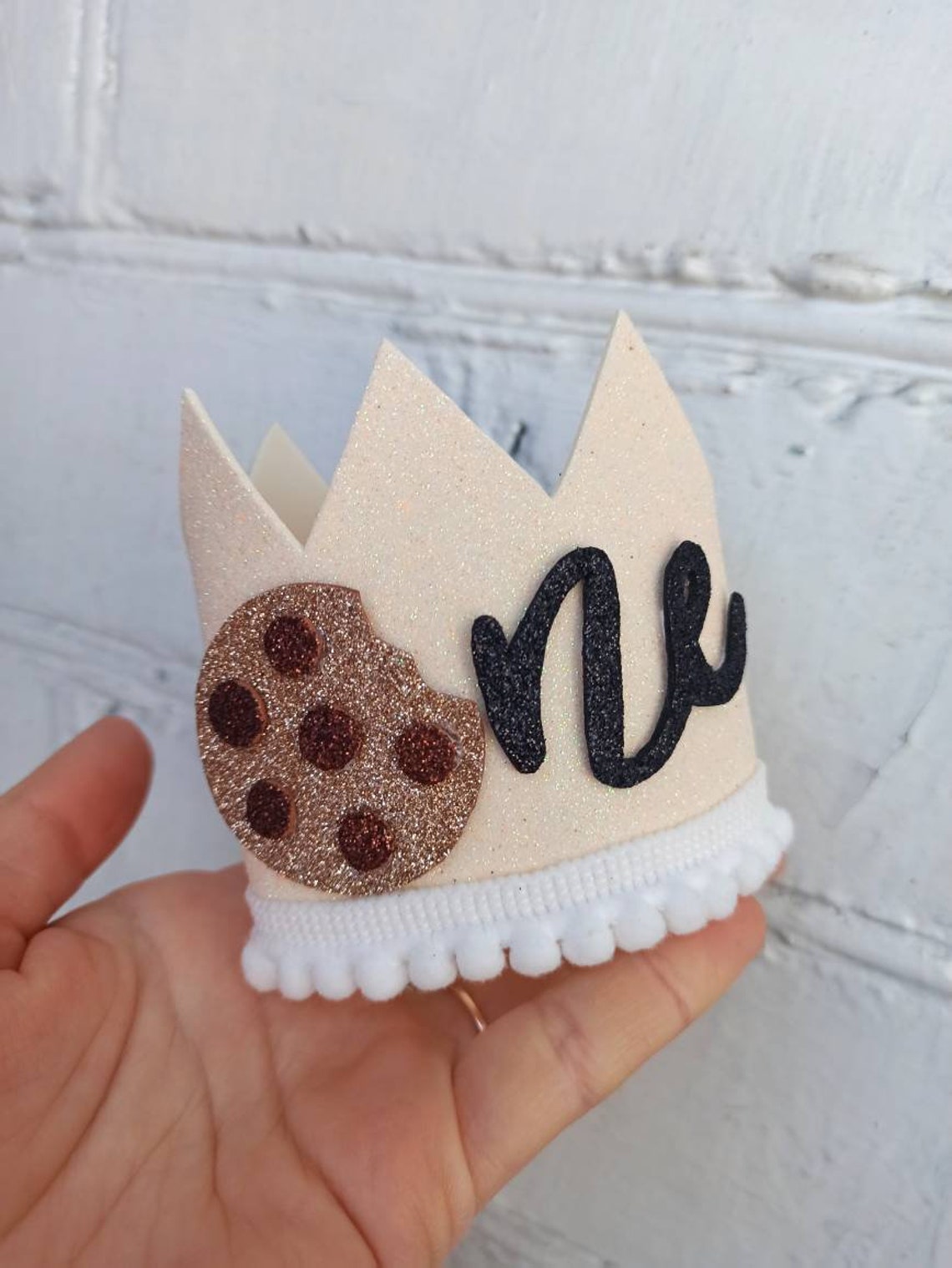 Milk & Cookies Birthday Crown, Milk and Cookies Party Crown, Chocolate ...