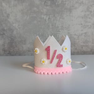 Two Groovy Birthday Crown With Daisy, Flower Power Birthday, Girl 1st ...