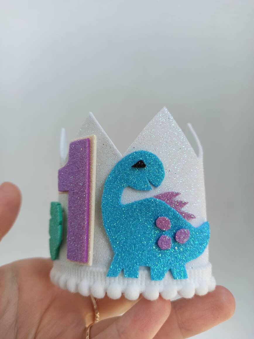 Dinosaur Birthday Crown Boy Dinosaur 1st Birthday Crown - Etsy