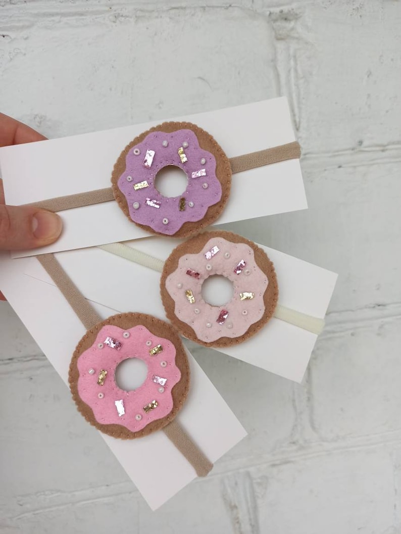 Donut Headband for Girls Donut Birthday Crown Baby Donut - Etsy