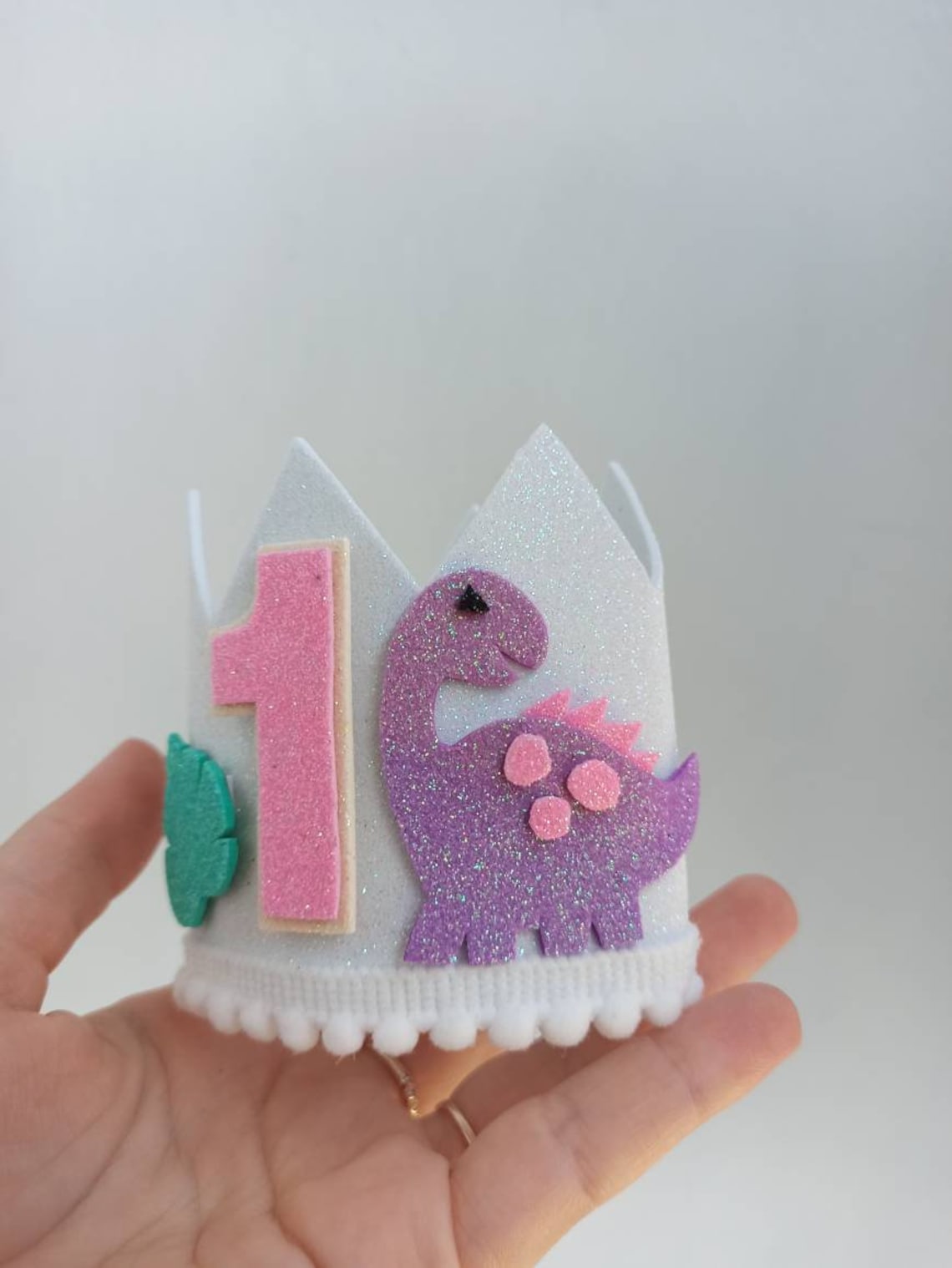 Dinosaur Birthday Crown, Wild One, Girl Dinosaur Birthday Outfit ...