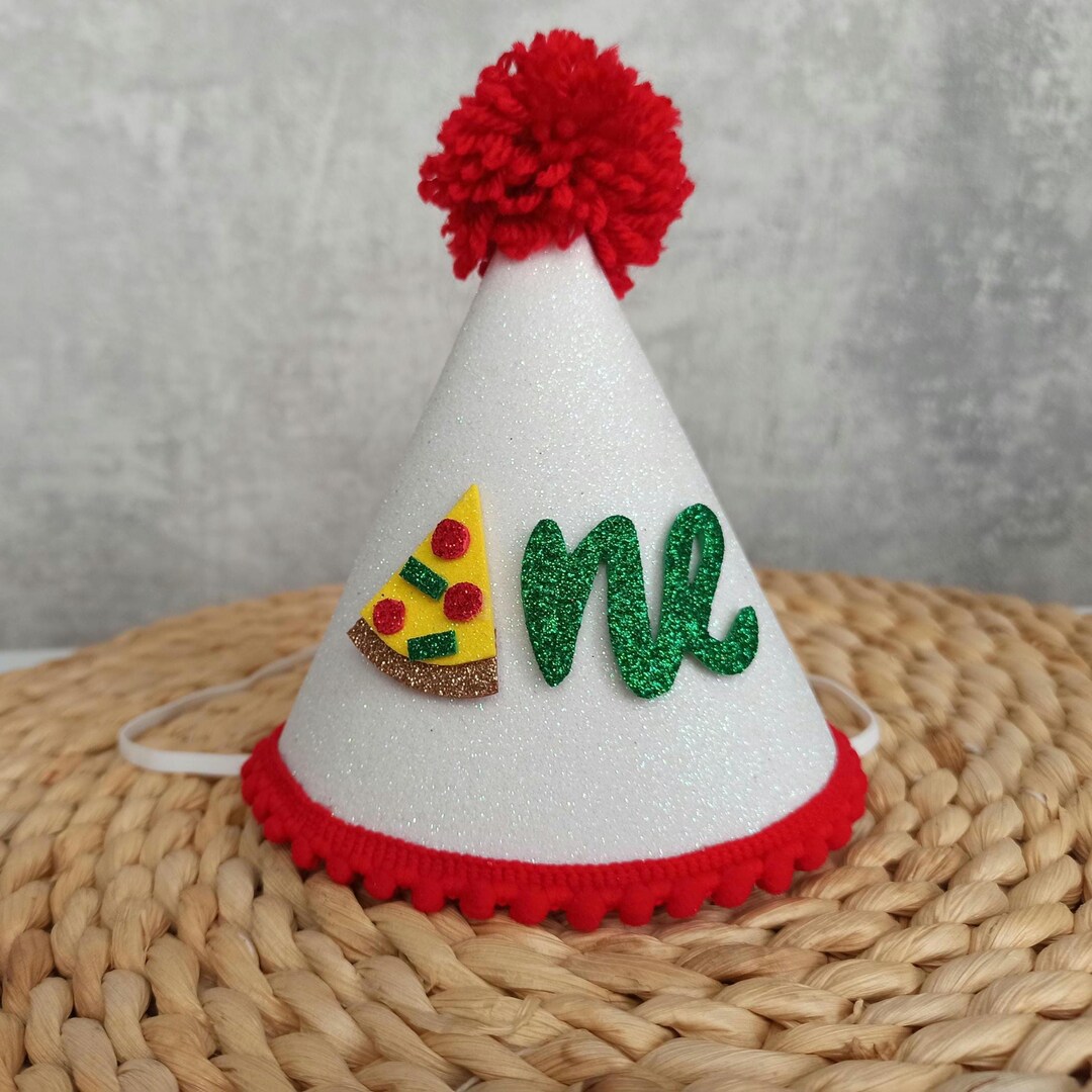 Italian 1st Birthday Party Hat, Pizza Birthday Party, Pizza Birthday ...