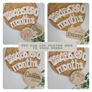 Felt Milestone Numbers, Baby Monthly Milestone, Countdown Numbers, Baby ...