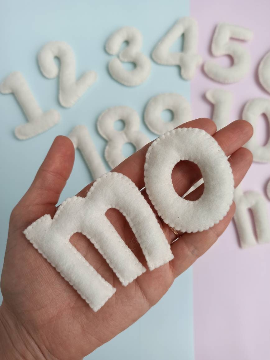 Baby Milestone Numbers, Baby Monthly Milestone Blocks, Countdown ...