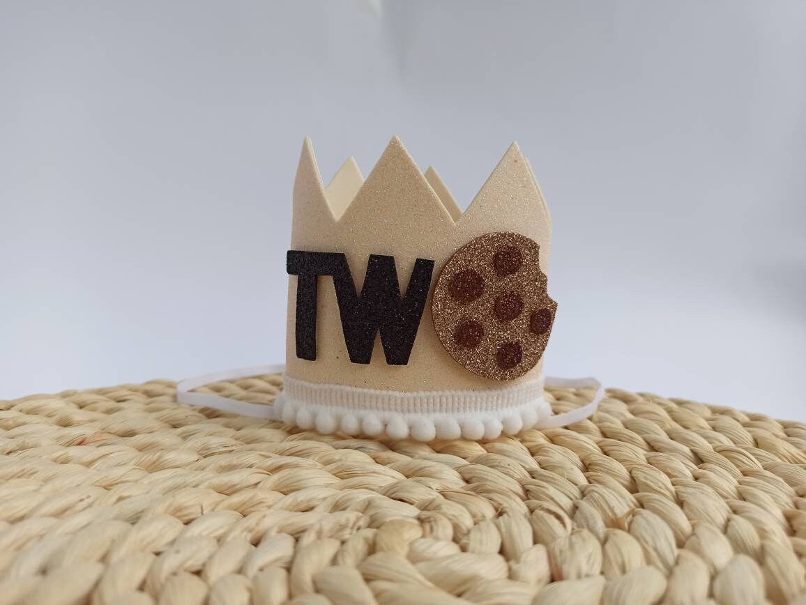 Milk & Cookies Birthday Crown, Milk and Cookies Party Crown, Chocolate ...