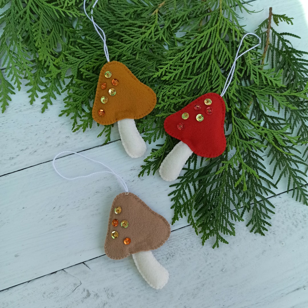 Mushroom Nursery Decor, Fall Kids Room Decor, Felt Mushrooms ...
