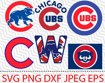 Chicago cubs svg | Etsy