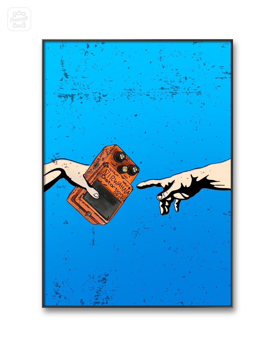 Digital Download Guitar Pedals DS-1 Print Effects Poster Overdrive ...