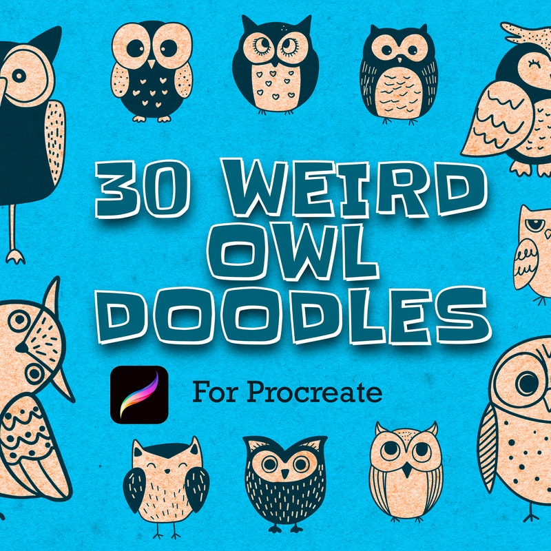 Owl Doodles - Etsy