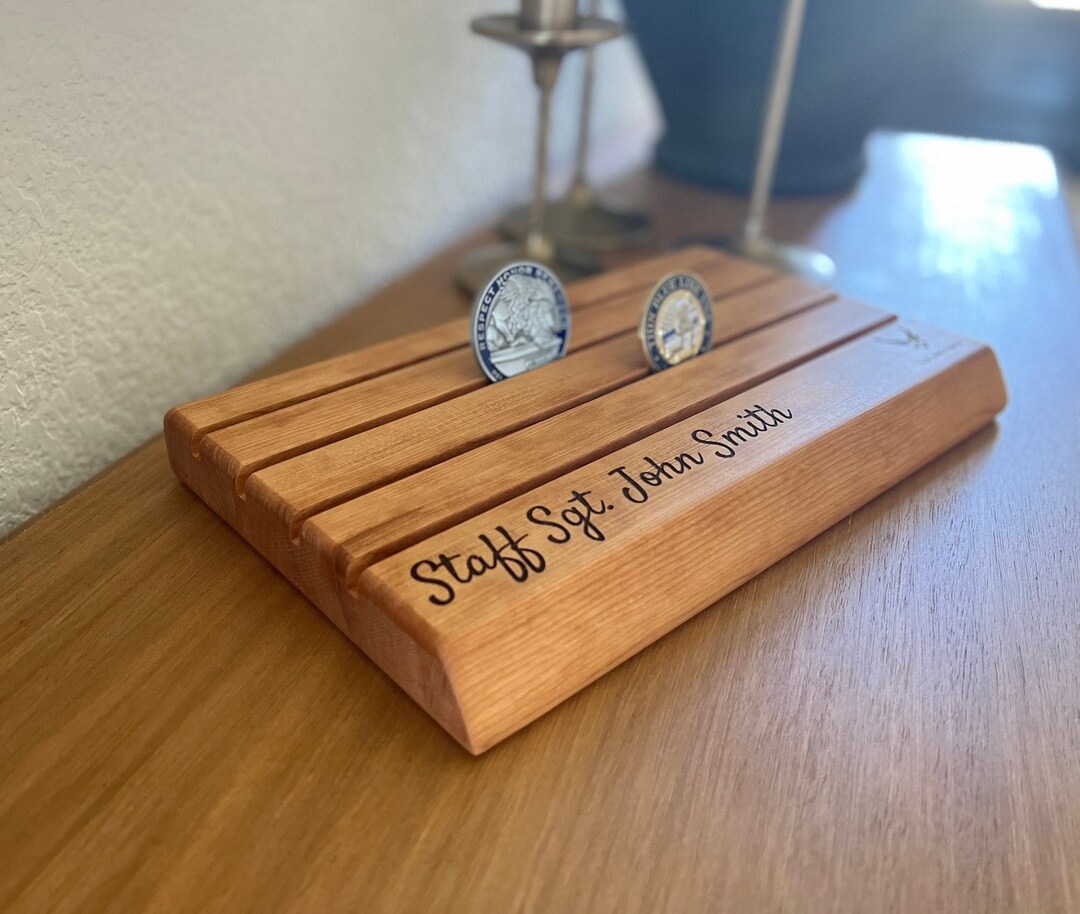 Military Challenge Coin Display - Medal/coin Holder - Military Coin ...