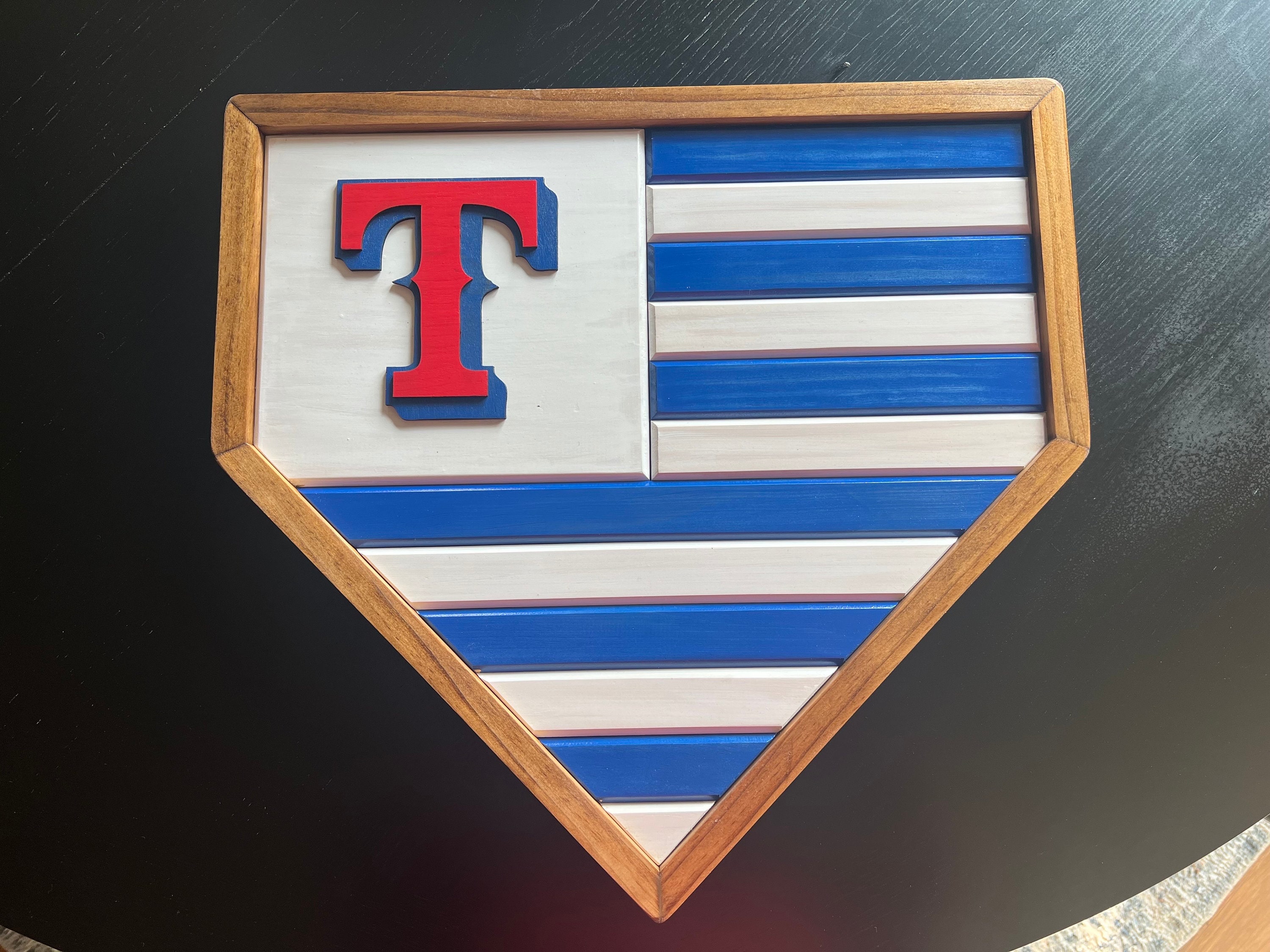MLB, Home Plate Flag, Wood Sign, Baseball Gift, Baseball Sign - Etsy
