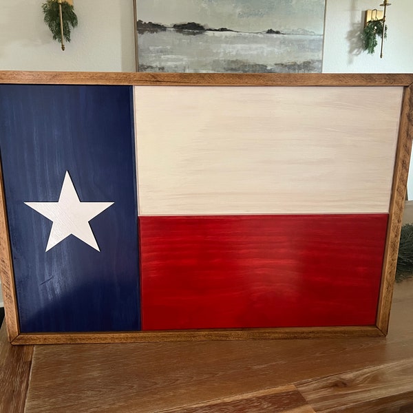 Wooden Texas Flag - Etsy