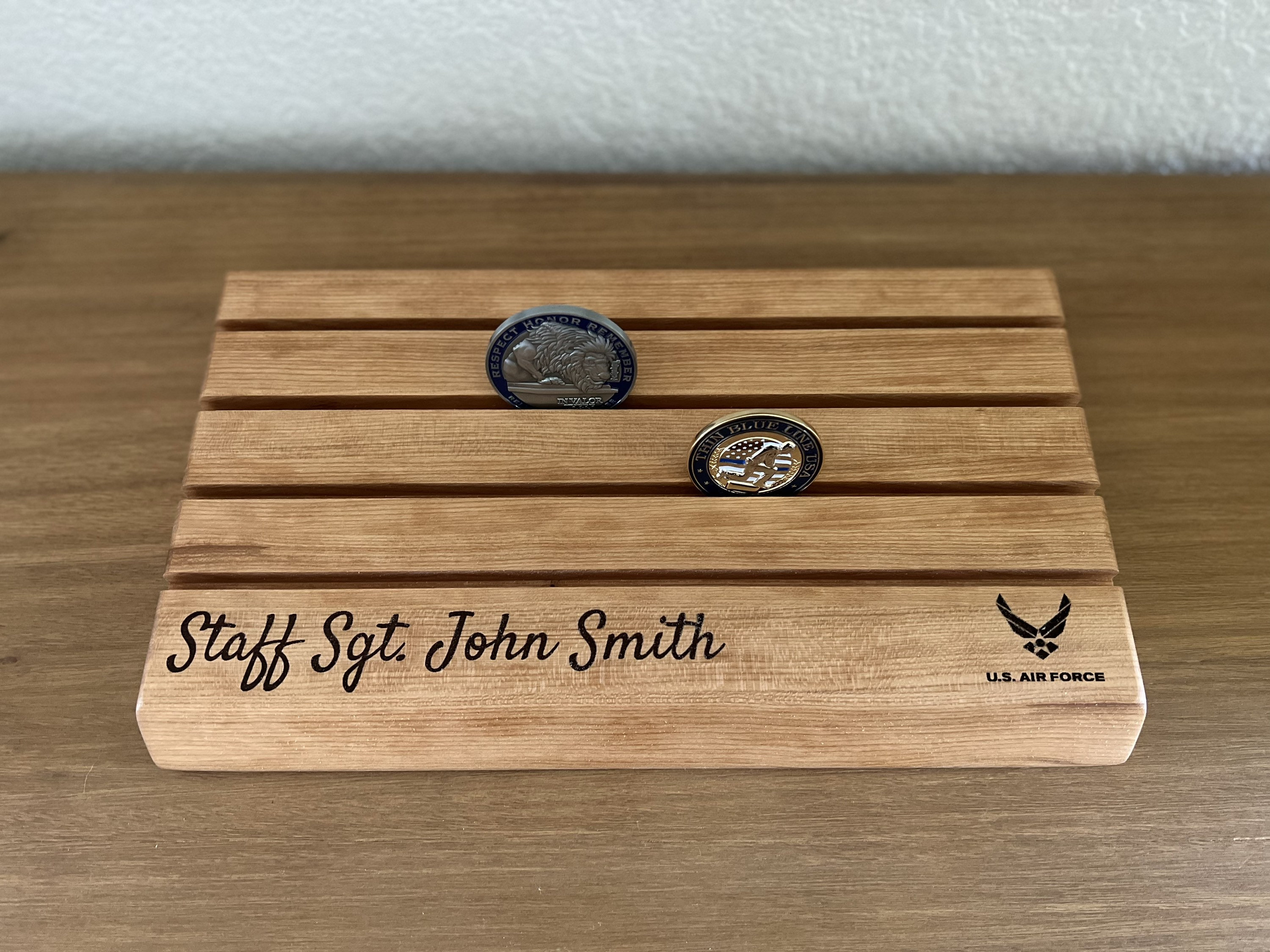 Military Challenge Coin Display - Medal/coin Holder - Military Coin ...