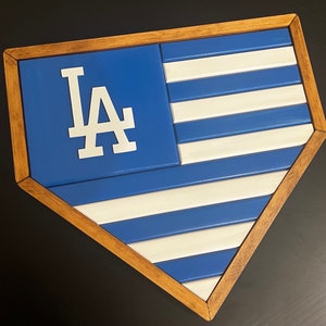 MLB, Home Plate Flag, Wood Sign, Baseball Gift, Baseball Sign - Etsy
