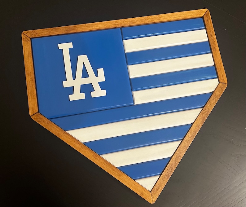 MLB, Home Plate Flag, Wood Sign, Baseball Gift, Baseball Sign - Etsy