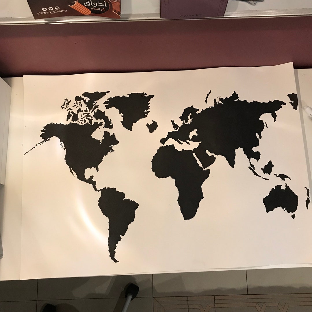 World Map - Etsy