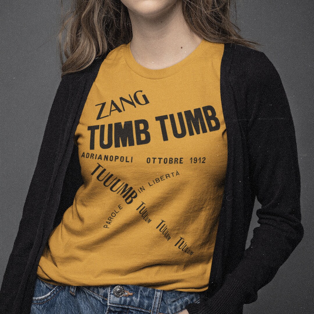 Italian Futurism Zang Tumb Tumb Shirt. Avant Garde Filippo Tommaso ...
