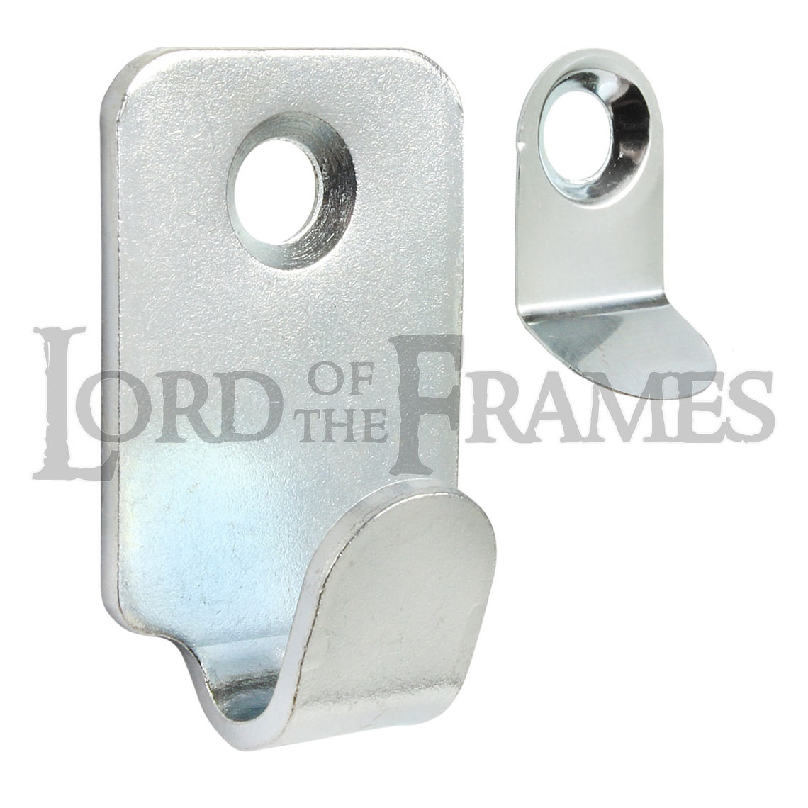 Heavy Duty Steel Safety Picture Frame Mirror Canvas Hooks 15kg + Screws ...