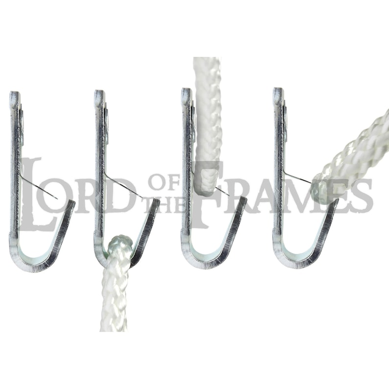 Heavy Duty Steel Safety Picture Frame Mirror Canvas Hooks 15kg + Screws ...