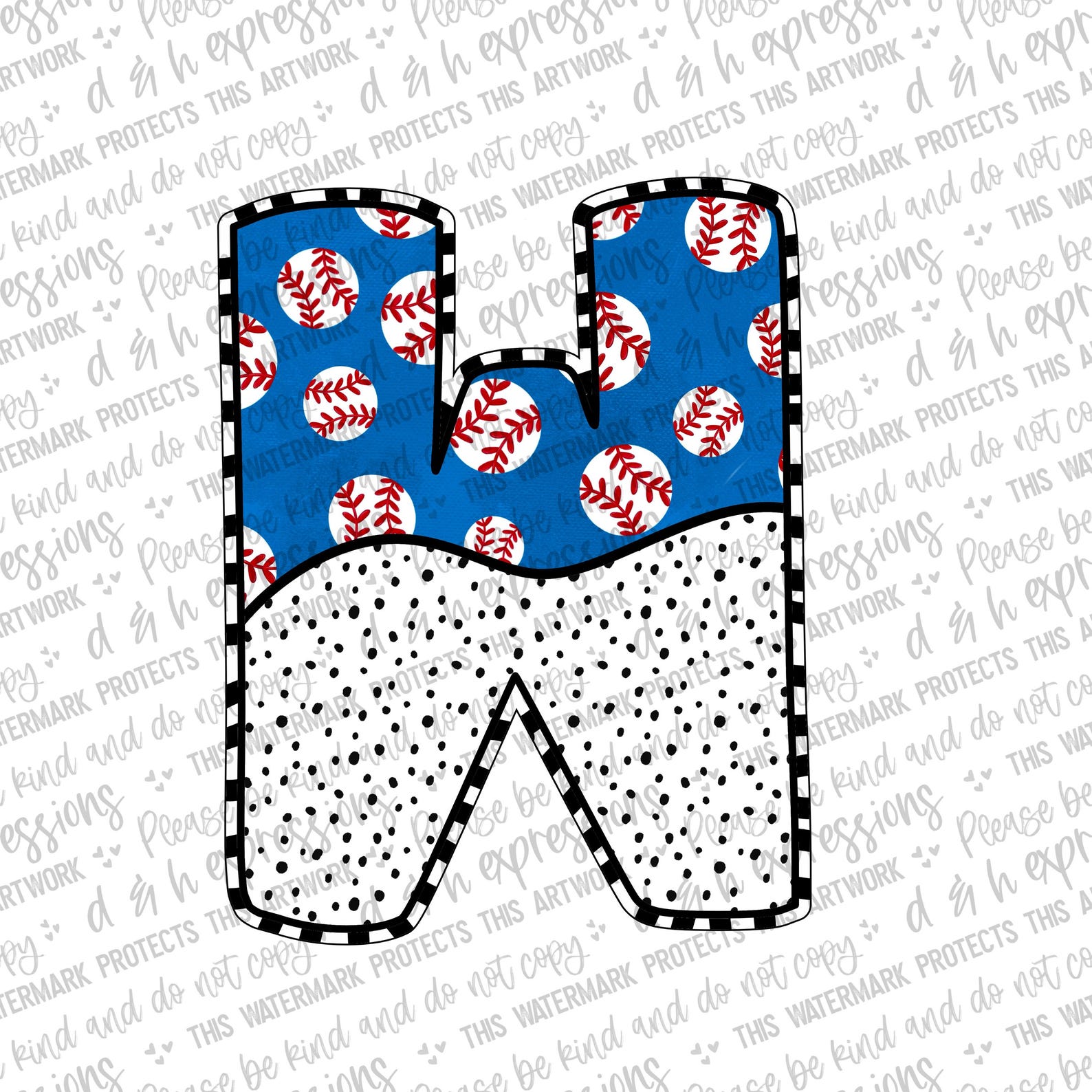 Blue Baseball Doodle Dot Alphabet, Baseball Alpha, PNG, Digital ...