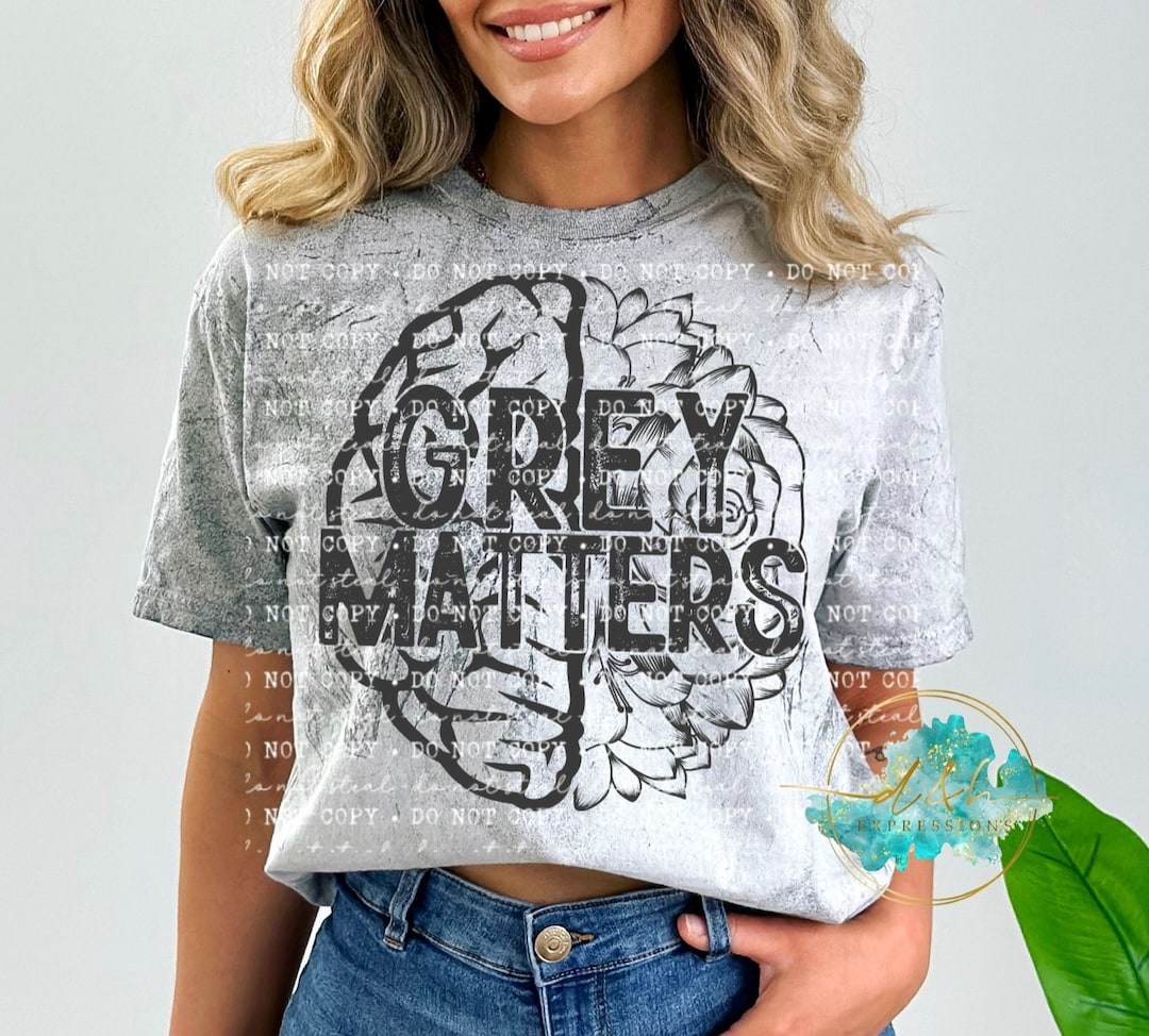 Grey Matters, Brain Cancer Png, Brain Cancer Awareness - Etsy