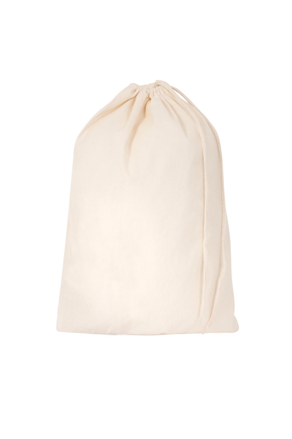 Cotton Drawstring Bag, Bronta Mill, Plain Cotton, Natural, 100% Cotton ...