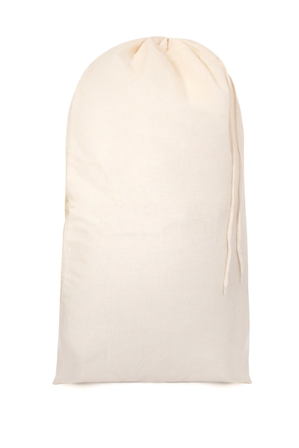 Cotton Drawstring Bag, Bronta Mill, Plain Cotton, Natural, 100% Cotton ...