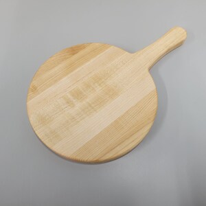 8 Round Maple Butcher Block Cutting Board Serving Tray - Etsy