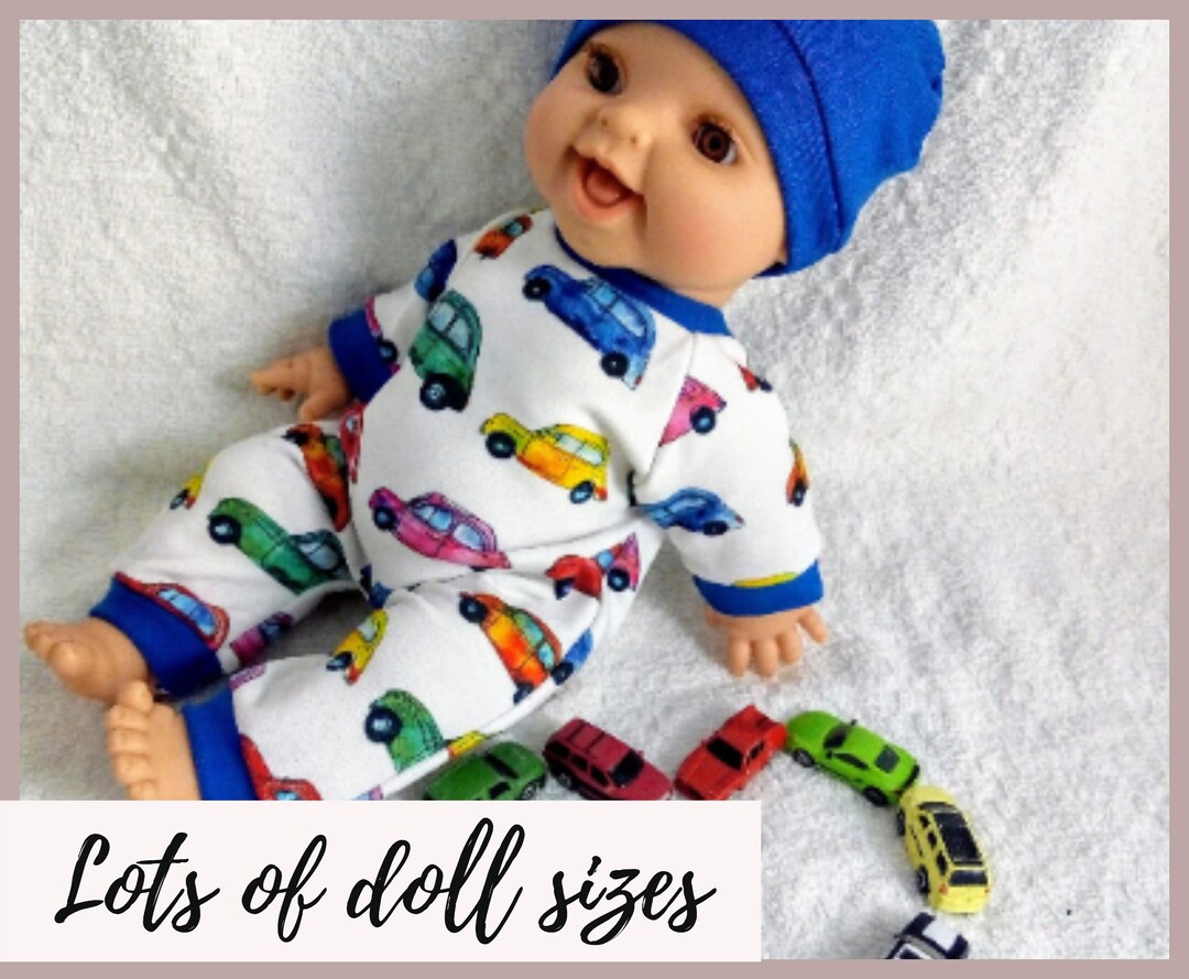 Cars and Trucks Doll Sleeper: Stretch Cotton Boy Doll Clothes - Etsy
