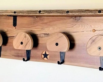 Old West 4 Headstall Wood Bridle Rack With Shelf | Etsy