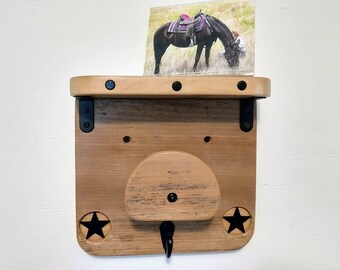 Old West tucson Wood Bridle Rack | Etsy