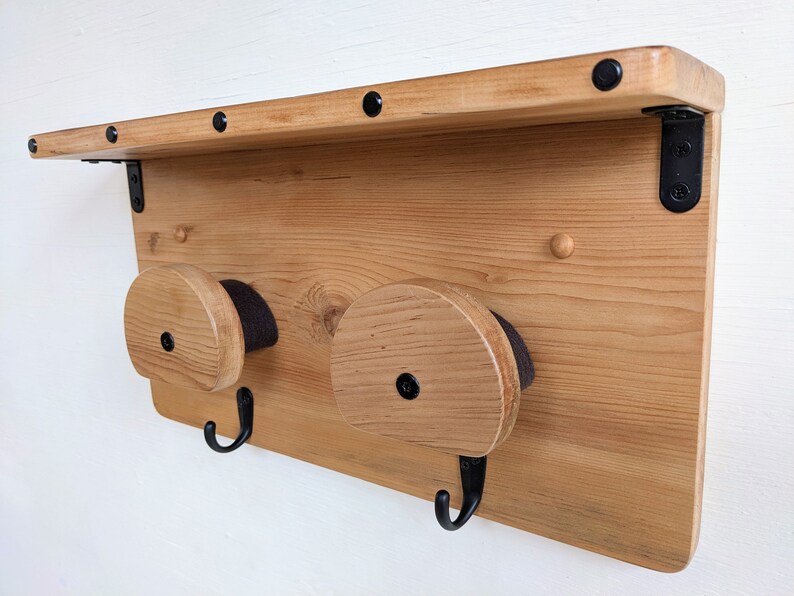 Old West 2 Headstall Wood Bridle Rack With Top Shelf - Etsy