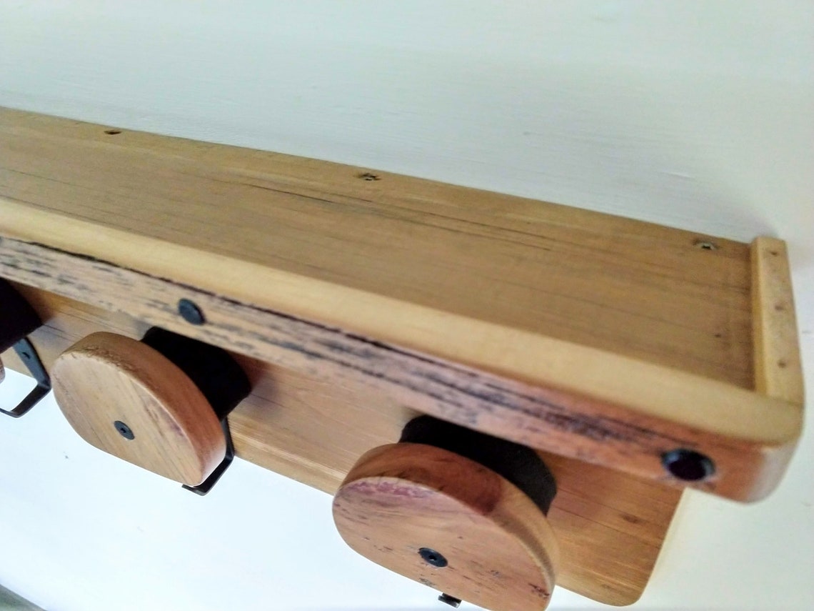 Old West 6 Headstall Wood Bridle Rack With Top Shelf - Etsy