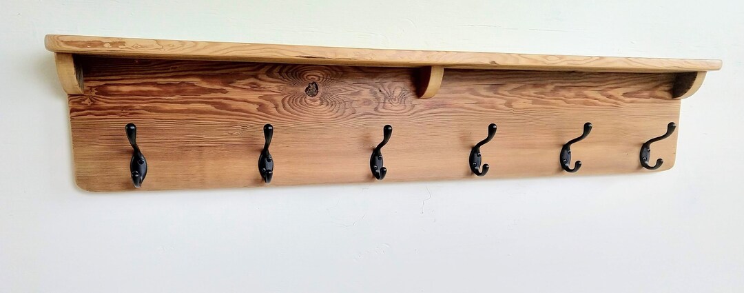 Farmhouse Barn Wood Coat Rack - Etsy