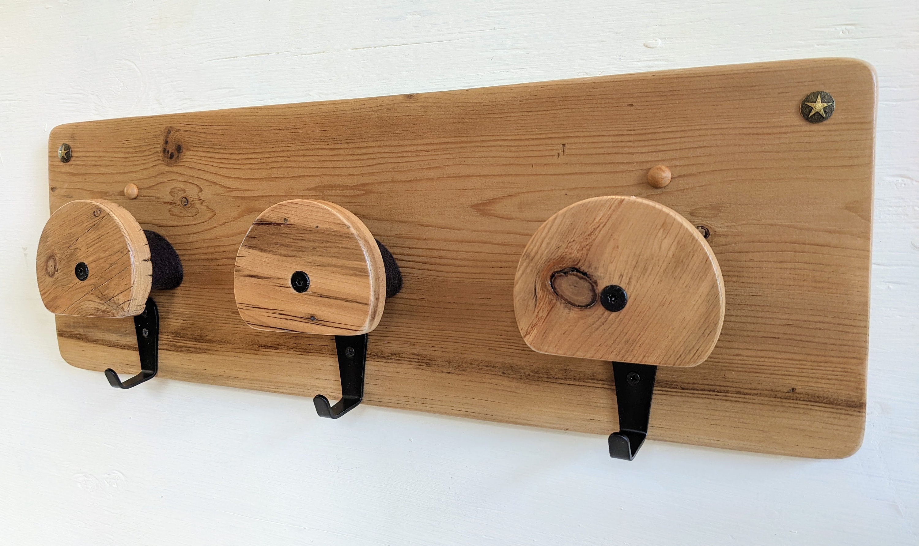 Three Headstall Wood Bridle Rack - Etsy