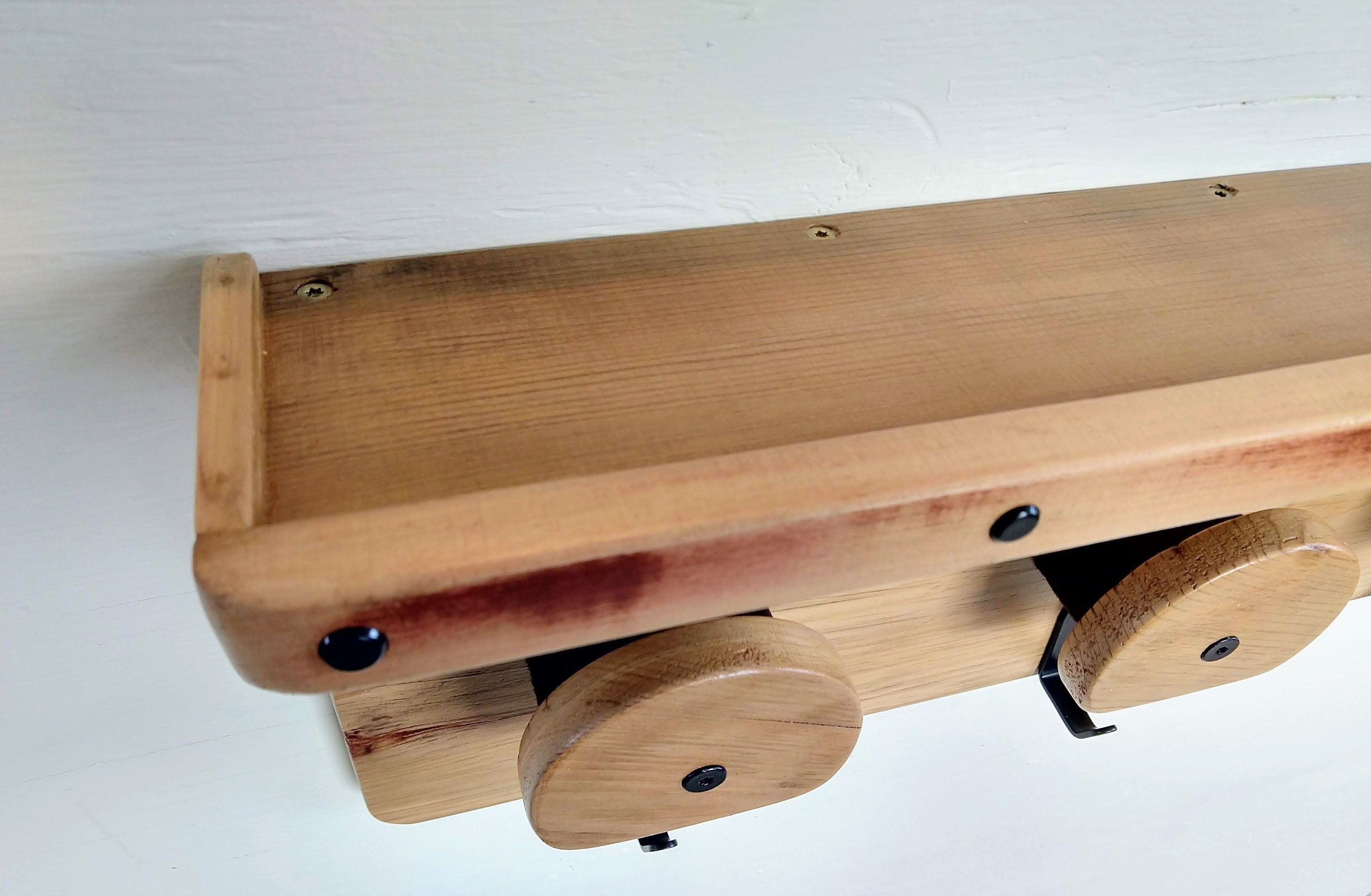 Old West 4 Headstall Wood Bridle Rack With Shelf - Etsy